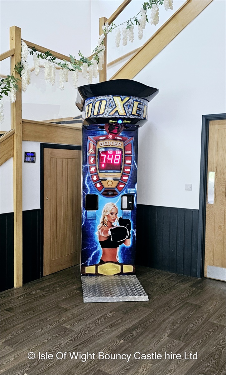 Boxing machine - Bouncy Castle Hire and party hire in Isle Of Wight ...
