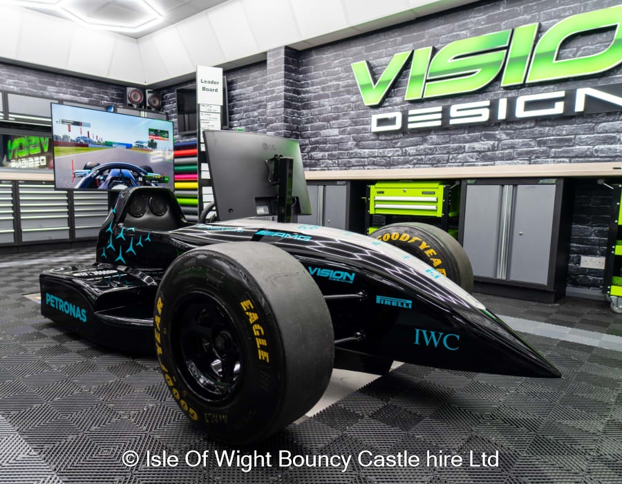F1 car racing simulator - Bouncy Castle Hire and party hire in Isle Of ...