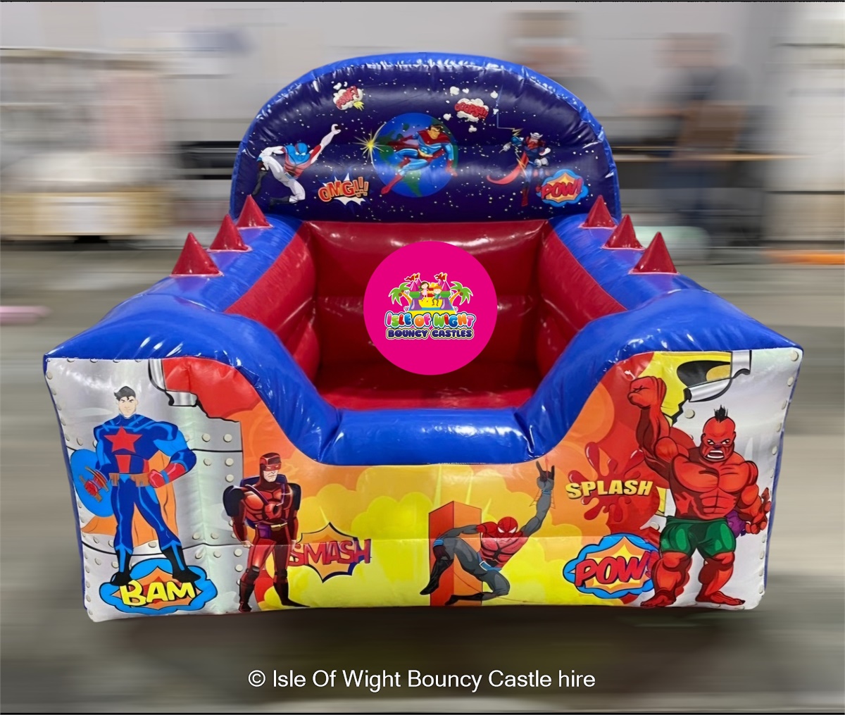 Superhero air juggler - Bouncy Castle Hire and party hire in Isle Of ...